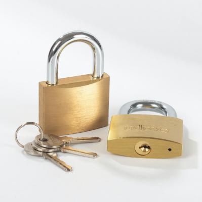 China Medium Thick High Security Padlock 20mm 25mm 30mm 40mm 50mm 60mm 70mm Brass Pad Lock for sale