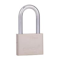 China Silver High Security Keyed Padlock 40mm 50mm 60mm 70mm Iron Padlock for sale