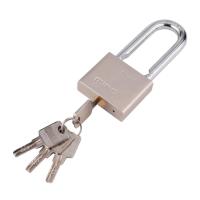 China Silver High Security Keyed Padlock 40mm 50mm 60mm 70mm Iron Padlock for sale