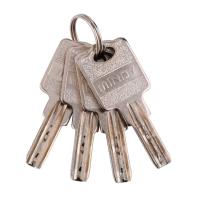 China 40mm 50mm 60mm 70mm High Security Padlock Silver Padlock With Key for sale