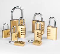 China 3 Digit 4 Digit Password Padlock Customized Brass Combination Padlock for sale