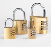 China 3 Digit 4 Digit Password Padlock Customized Brass Combination Padlock for sale