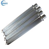 China Industrial Round Hole Stainless Steel Steam Turbine Lubricant Hydraulic Oil Filter Element for sale