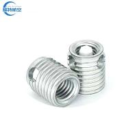 China Customized Stainless Steel 302 307 Self Tapping Threaded Insert for Aluminium Metal for sale