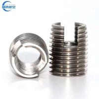 China Customized Stainless Steel 302 307 Self Tapping Threaded Insert for Aluminium Metal for sale