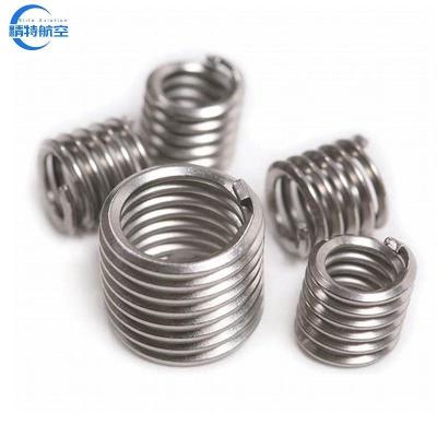 China 100pcs/bag High Grade Stainless Steel DIN8140 Free Run 304 Ss Tailless Wire Thread Insert for Smooth Production Processes for sale