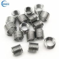 China 100pcs/bag High Grade Stainless Steel DIN8140 Free Run 304 Ss Tailless Wire Thread Insert for Smooth Production Processes for sale