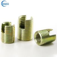 China Tanged Thread Inserts Brass Insert Stainless Steel SS304 Self-Tapping Threaded Inserts with Fine/Coarse Thread Type for sale