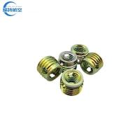 China Brass Threaded Insert Nut 3 Holes Self-Tapping Screw Sleeve M2-M8 for Other Common Used Thread DIN8140 Sizes Fine/Coarse Thread for sale