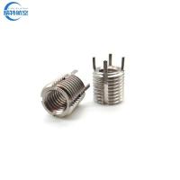China Surface Finishing Nickel Plated M2-M12 Stainless Steel 304 Metric Thin Wall Key Locking Inserts Keenserts for Industrial for sale