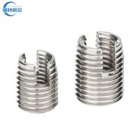 China 2024 New Products Selftapping Slotted Insert Tangless Coils Screw Threaded Insert for sale