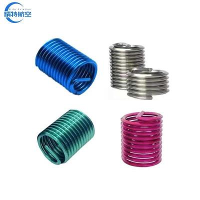 China 14*2D SUS Screw Coil Thread Insert for Helicolis Repairing Fast Air Delivery and Durable Zinc Plated Surface Finishing for sale