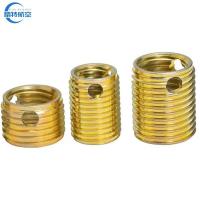 China Quality Steel Quality Brass M2 M3 M4 M5 M6 M8 M10 Self Tapping Screw Sleeve Sheath Insert for sale