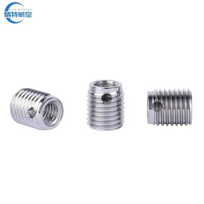 China 302 Metric M2 M3 M4 Slotted Type Steel Self Tapping Screw Sleeve Sheath Self-Tapping Threaded Inserts 500000PCS/Week for sale