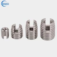 China 500pcs/bag Carbon Steel M3 M4 M5 M6 M8 M10 Holes Types Slotted Type Self Tapping Threaded Inserts for Aerospace for sale