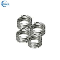 China 100pcs/bag Professional Industrial M8 M10 M12 M16 Wire Screw Sleeve Tailless Thread Inserts Rust Anti for sale