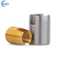 China Fine/Coarse Thread Type Lubricated Slotted Self-Tapping Threaded Insert T/T Payment Type for sale