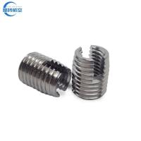 China Unc/Unf with Cutting Slot Brass Wire Sleeves Screw Nut Threaded Inserts for sale