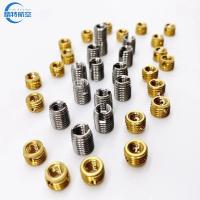 China Unc/Unf with Cutting Slot Brass Wire Sleeves Screw Nut Threaded Inserts for sale