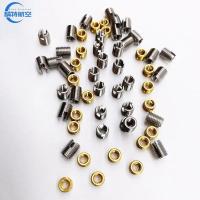 China Unc/Unf with Cutting Slot Brass Wire Sleeves Screw Nut Threaded Inserts for sale
