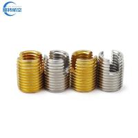 China Unc/Unf Wire Sleeves Screw Nut Threaded Inserts for Automotive Rail Vehicle Industry 500pcs/bag Metric Thread Sizes for sale