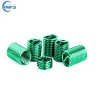 China SS304 Chrome Nickel Plated Colorful Screw Bushing Thread Repair Wire Threaded Insert with Excellent Corrosion Resistance for sale