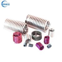 China SS304 Chrome Nickel Plated Colorful Screw Bushing Thread Repair Wire Threaded Insert with Excellent Corrosion Resistance for sale