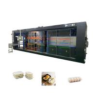 China Used Electric Fully Automatic Vacuum Forming Machine With 710*850mm Forming Area for sale
