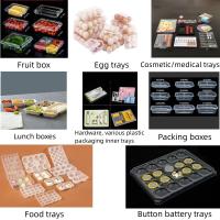 China Lunch Box Vacuum Forming Machine 1220x710mm Max Forming Area 100m3/h Flow Rate 0-300C for sale
