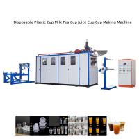 China Plastic thermoforming machine can make plastic disposable water cups for sale