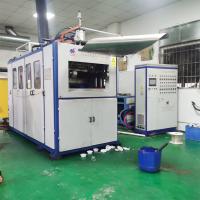 China Plastic Cup Thermoforming Machine 560mm Width 15-35 Cycles/min PE PET PVC for sale
