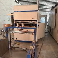China Industrial Plastic Vacuum Forming Machine 180mm Depth 4000kg for PVC PET PP Cup Food Container Tiles for sale