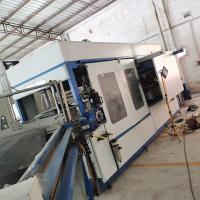 China Industrial Plastic Vacuum Forming Machine 180mm Depth 4000kg for PVC PET PP Cup Food Container Tiles for sale