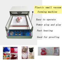 China 3.5KW 220V Plastic Tray Thermoforming Machine for Fast Food Box Making 150mm Depth for sale