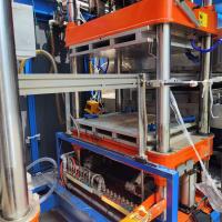 China Used Automatic Three Station Vacuum Forming Machine 760x850mm 20-25 Cycles/min for PET Food Containers for sale