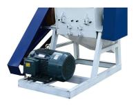 China 7.5kw Siemens Plastic Crusher Machine 400-500kg/h 6pcs Blades Stainless Steel for sale