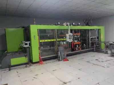 China Full Automatic Three Stations Blister Thermoforming Machine 800x800mm 180mm Depth for Egg Tray for sale