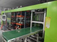 China Full Automatic Three Stations Blister Thermoforming Machine 800x800mm 180mm Depth for Egg Tray for sale