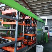 China Full Automatic Three Stations Blister Thermoforming Machine 800x800mm 180mm Depth for Egg Tray for sale