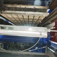 China PLC Vacuum Plastic Thermoforming Machine for Degradable Materials Max Forming Depth 180mm 130KW for sale