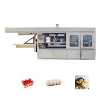 China WX PE/PET/PVC Plastic Thermoforming Machine 750x500mm Forming Area 15-30 Punches/Min PLC Control for sale