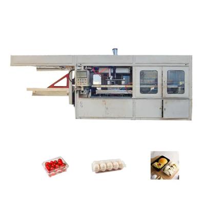 China WX PE/PET/PVC Plastic Thermoforming Machine 750x500mm Forming Area 15-30 Punches/Min PLC Control for sale