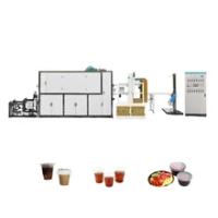 China WX Plastic Thermoforming Machine 130KW 750mm Width for Cups Lids Trays for sale