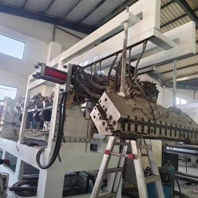 China Continuous Single Screw Extruder 33:1 L/D PLC Controlled Custom Die Plastic Sheet Machine for sale