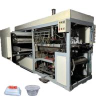 China 5.2 Ton Plastic Vacuum Forming Machine 800x800mm Heating Plate 380V 50Hz for sale