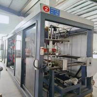 China Energy-Saving Plastic Vacuum Forming Machine 680x450mm Heating Plate 25KW for sale
