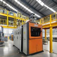 China Plastic Cup Thermoforming Machine 730x420mm Forming Area 380V PLC Control for sale