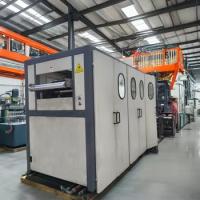 China Plastic Thermoforming Machine 420mm Forming Width 111.2KW Electric Heating for PP PS PET PVC Cups for sale