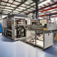 China PLC Controlled Second-hand Vacuum Forming Machine for High Output and PS Material for sale