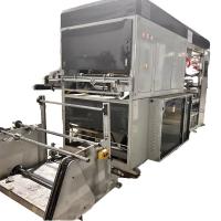 China Second hand plastic box plastic tray fully automatic one-piece forming vacuum forming machine for sale